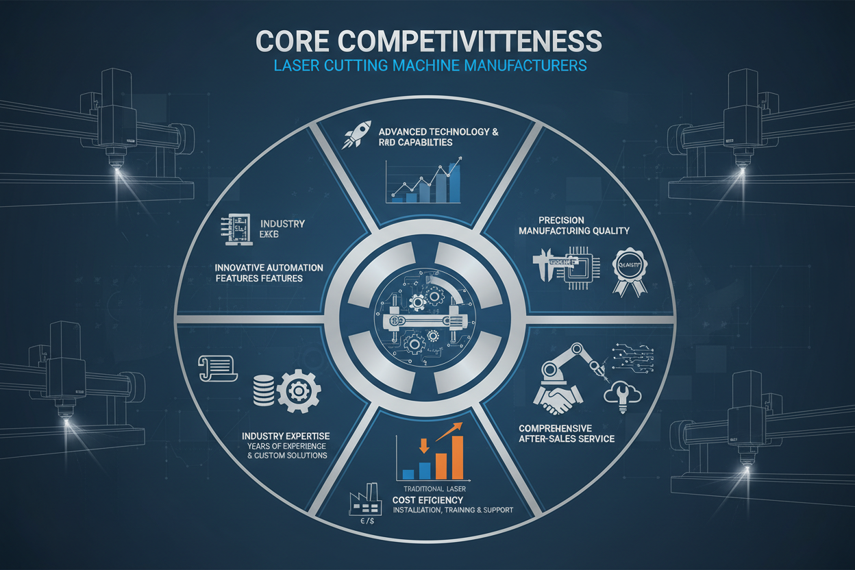 The core competitiveness of a laser cutting machine manufacturer is a ...